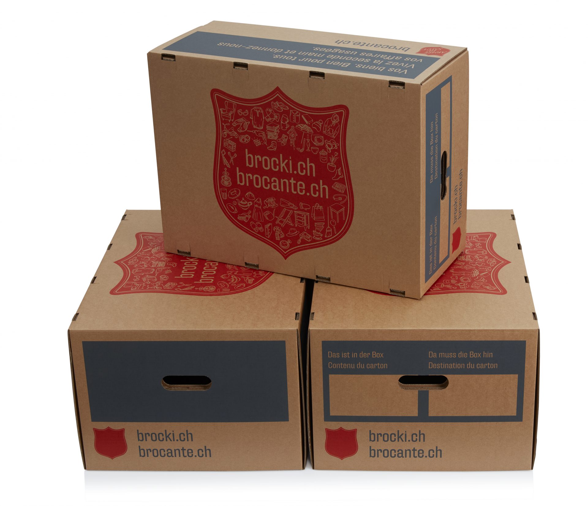 Die Box zum Umziehen, Transportieren und Lagern.